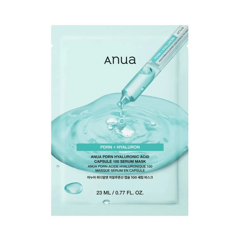 ANUA PDRN Hyaluronic Acid Capsule 100 Serum Mask lakštinė veido kaukė ...