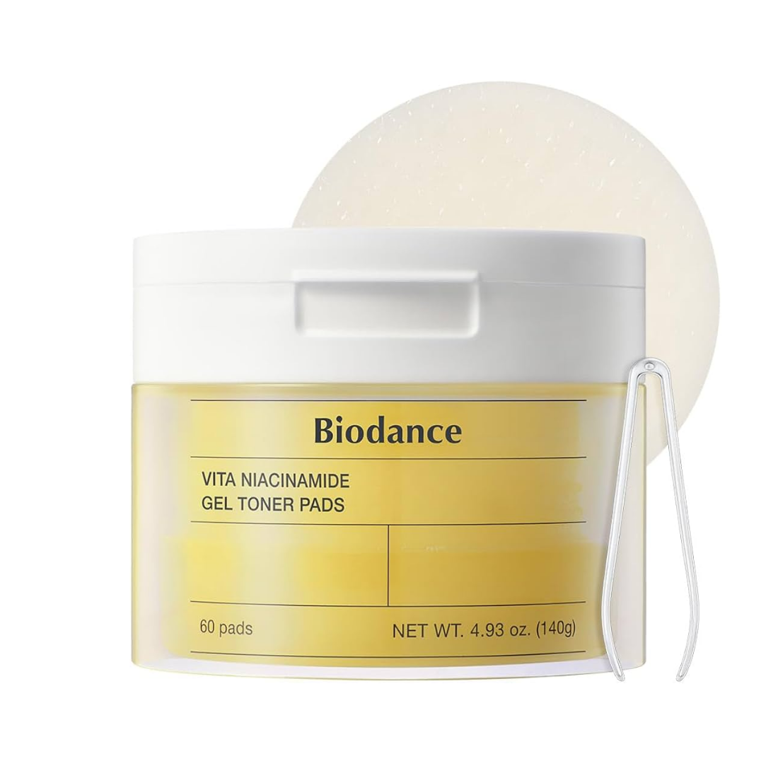 BIODANCE Vita Niacinamide Gel Toner Pads veido padeliai – Rossi.lt