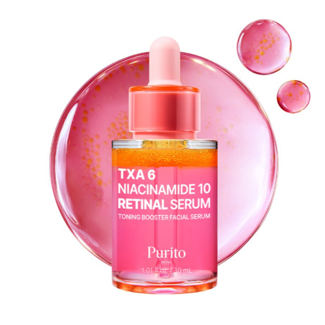 PURITO SEOUL TXA 6 Niacinamide 10 Retinal Serum veido serumas – Rossi.lt